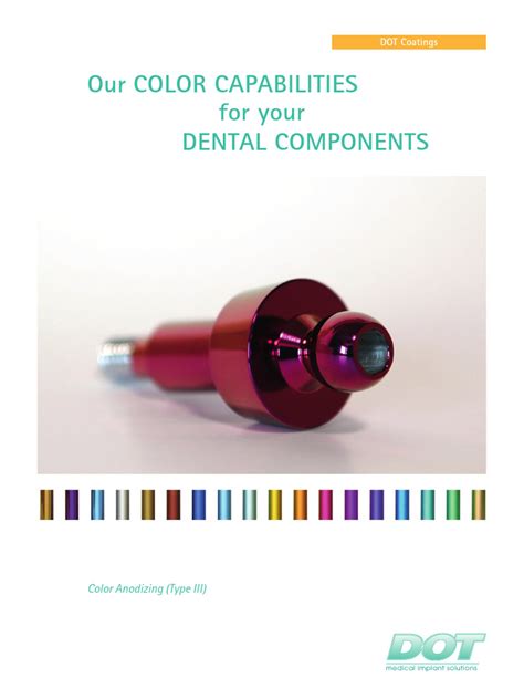 Color Anodizing Type 3 Coloring Pdf Color Titanium