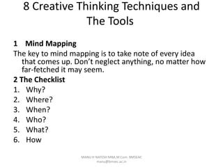 Creativity Pptx