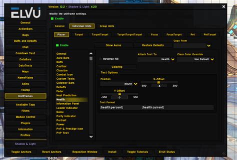[help] Elvui Health R Wowui