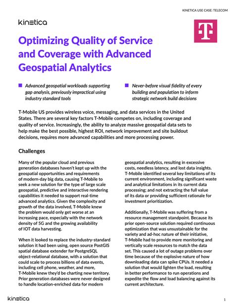 Telco Analytics Visualize Network Performance Kinetica