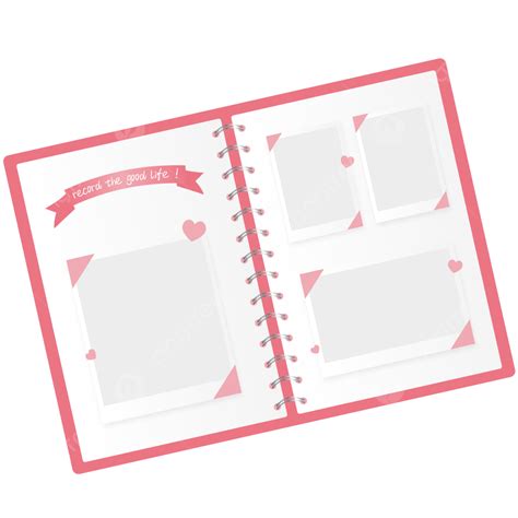 Pink Album Album Photo Photo Border Album Atlas Photo Png And Vector