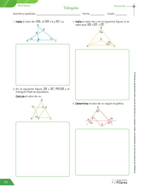 2 Mats4 U1 Triangulos Pdf Triángulo Geometría Triangular
