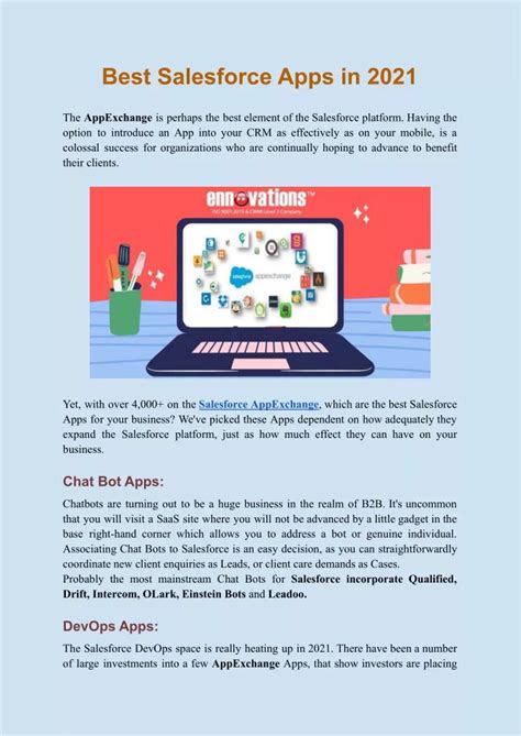 PPT Best Salesforce AppExchange In 2021 PowerPoint Presentation Free