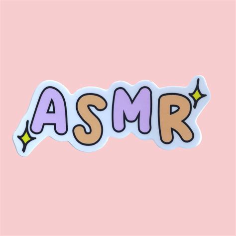 Asmr Sticker Etsy