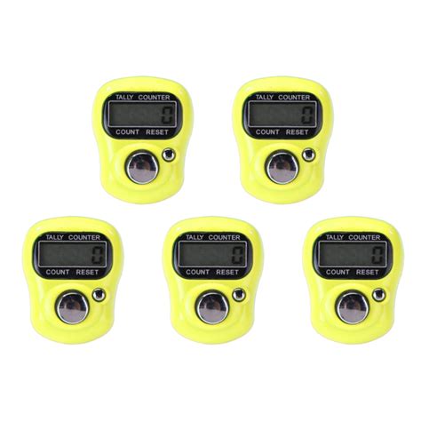 Jshteea Mini Contador Dedo Lcd Contador Digital Electrónico Rango 0
