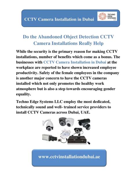 Ppt Do The Abandoned Object Detection Cctv Camera Installations Really Help Powerpoint