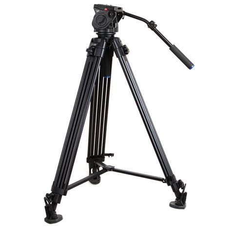 Kingjoy VT-3500 heavy-duty aluminum tripod with VT-3530 fluid head-3 s ...