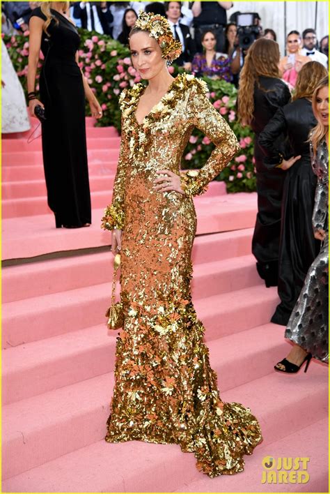 Emily Blunt Sienna Miller Are Shining On Met Gala 2019 Red Carpet