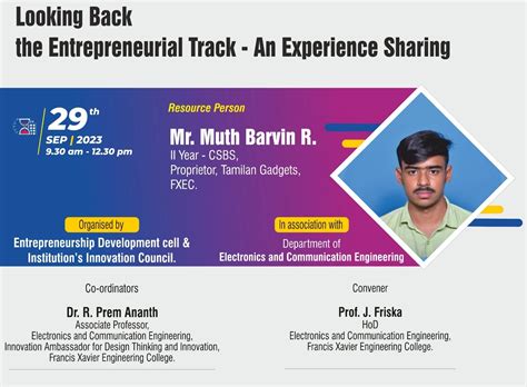 Looking Back The Entrepreneurial Track An Experience Sharing News