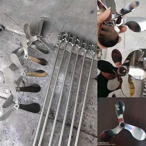 Reducer Agitator Impeller 304 Stainless Steel Mirror Blade Agitator