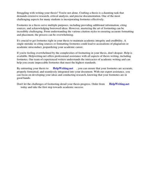 Example Of Footnotes In Thesis Pdf Citation Note Typography