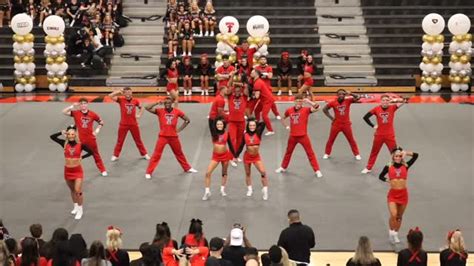 Texas Tech Large Coed 2025 Cheer Cheerleading Cheerleaders