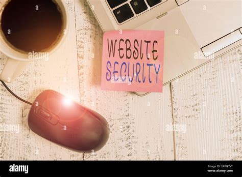 Word Writing Text Website Security Business Photo Showcasing Critical Component To Protect And