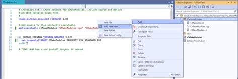C Modules In CMake With Visual Studio C Team Blog