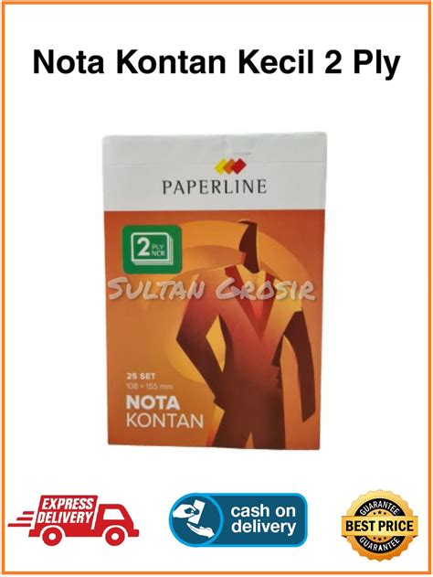 Nota Kontan 2 Ply Paperline Buku Nota Kontan Kecil 2 Ply Buku Bon Kecil Lazada Indonesia