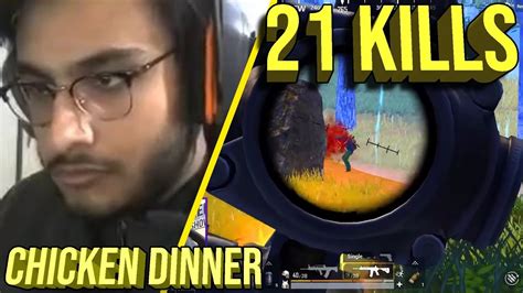 21 Kills Chicken Dinner Highlights Pubg Mobile Custom Room Youtube