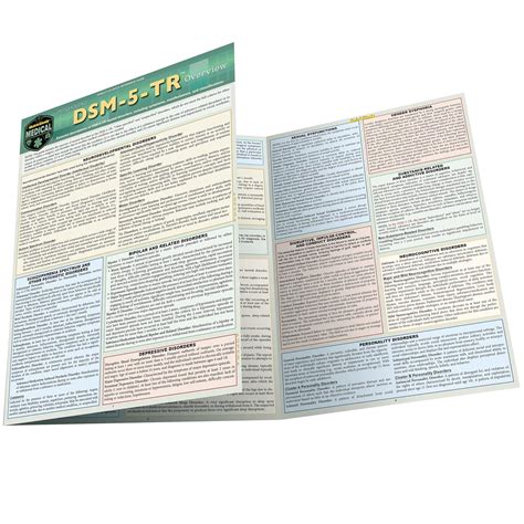 Dsm 5 Tr Overview A Quickstudy Laminated Reference Guide