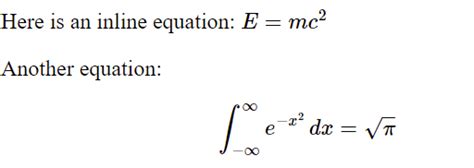 Latex Generating PDF Reports With Mathematical Expressions Using