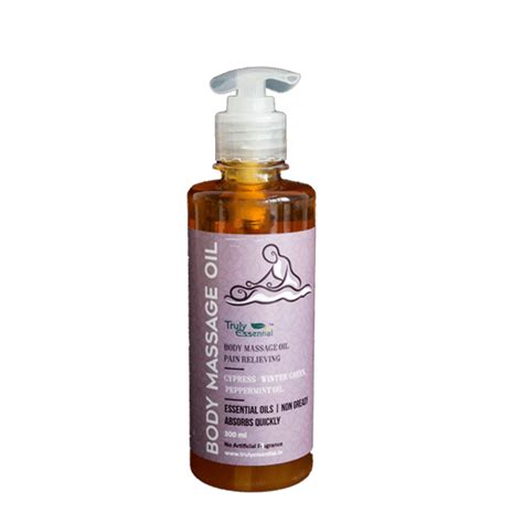 Best Body Massage Oils Body Oil For Glowing Skin Truly Essential