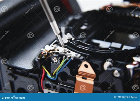 Electronics Repair Service Center Device Disassembly Process Macro
