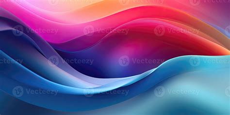 Multi Colored Wave Pattern Textured Background With Abstract Curves