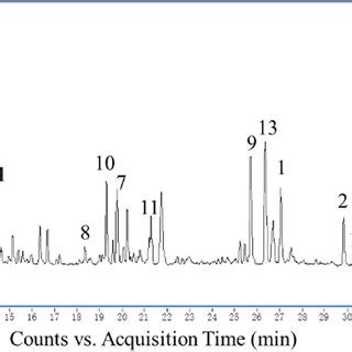 Quality Control Of YSHS Q TOF Mass Spectrometer Chromatogram Of YSHS