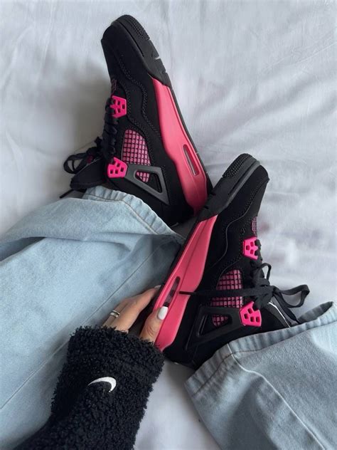 Affordable Luxury Nike Air Jordan Retro 4 Pink Thunder Shoes Women