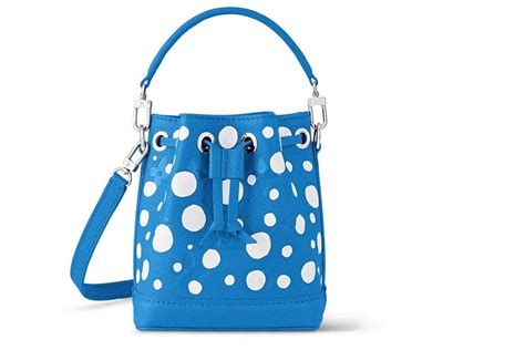 Louis Vuitton Lv X Yk Nano Noe Bluewhite In Embossed Grained Monogram Empreinte Cowhide Leather