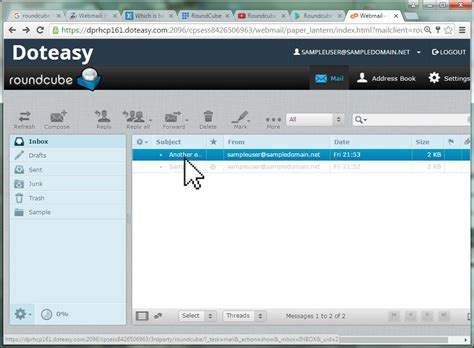 Accessing Your Emails Using RoundCube