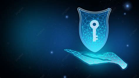 Data Security Abstract Light Effect Background Firewall Shield Data