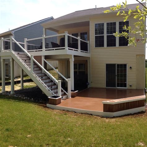 Two Level Deck Photos And Ideas Houzz