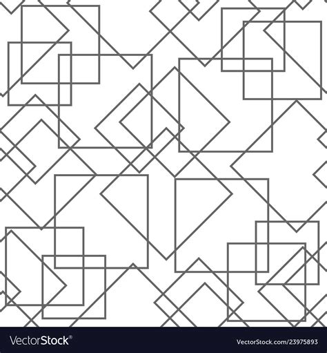 Abstract Seamless Pattern Minimal Geometric Vector Image