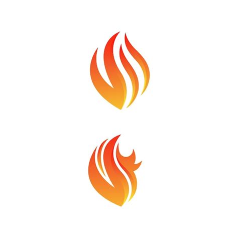 Premium Vector Hot Flame Fire Vector Icon Illustration