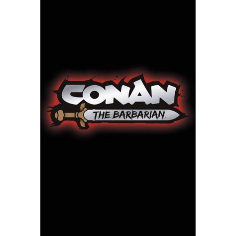 Conan Barbarian 1 3rd Print Foil Logo Dan Panosian Black And White Virg