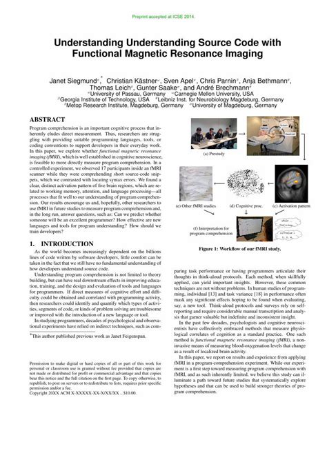 Pdf Understanding Understanding Source Code With Ckaestnepdficse14