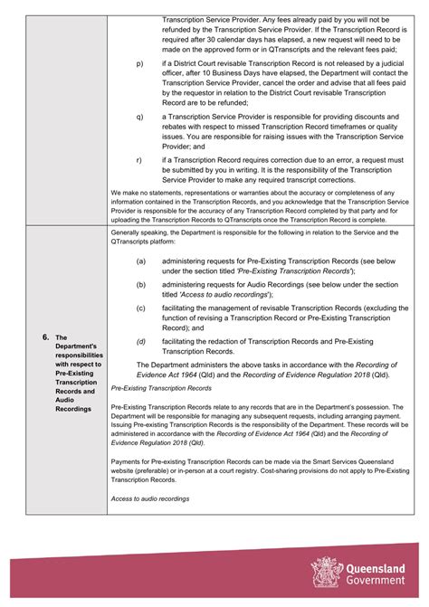 Queensland Australia Request For Transcript And Financial Hardship Fee Waiver Application Form