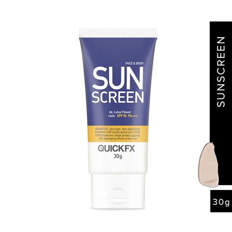 Quickfx Sunscreen Spf50 Pa 30g La Belleza Au Skin And Wellness