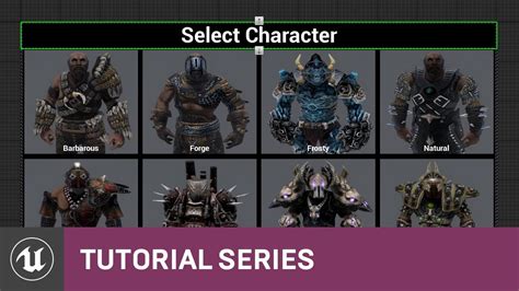 Blueprint Multiplayer Character Select Design 20 V411 Tutorial