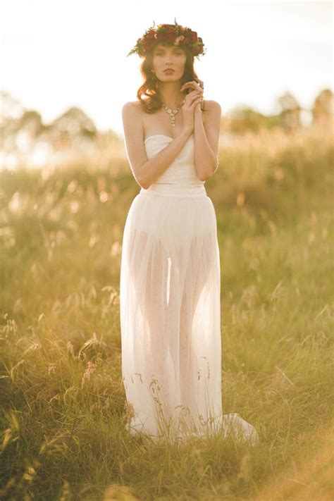 Ultimate Boho Wedding Dresses The Bohemian Bride Crazyforus