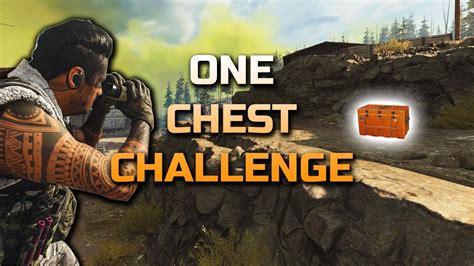 The One Chest Challenge Is Impossible In Warzone Modern Warfare Youtube