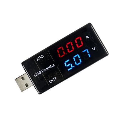 Usb Voltage Meters Current Voltage Power Tester Dual Digital Display Volt Amp Meter For Android