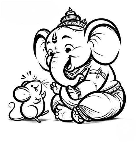 Cute Ganesh Ji Drawing