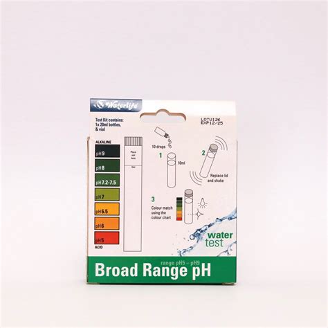 Watertankaquariumph Test Kit Waterlife Ph Broad Range Test Kit 75