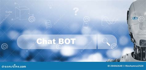 Ai Robot Humanoids With Chat Bot Chat With Ai Artificial Intelligence