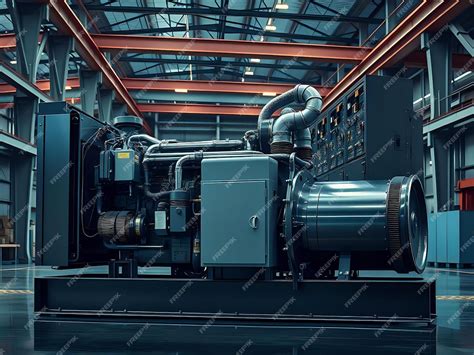 Electric Power Generator For Large Industrial Applications Premium Ai