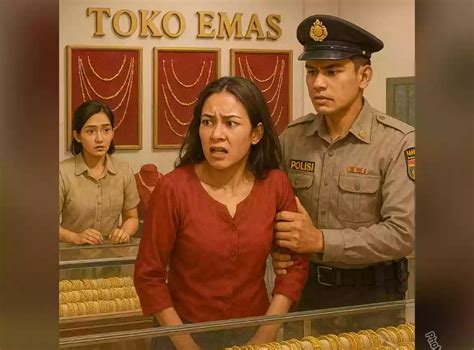 Bekesah Nyaris Kelabui Toko Emas Di Berbas Pakai Kalung Palsu Aksi Ibu Ibu Gagal Gegara Motor