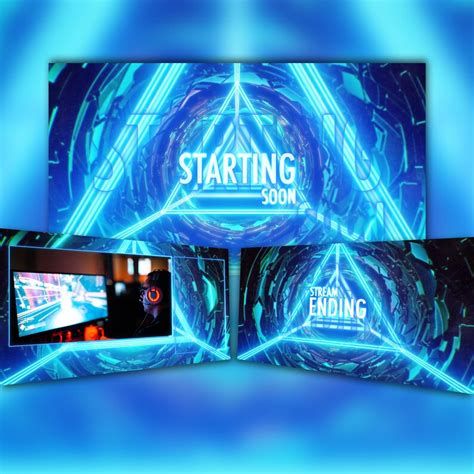 Sci Fi Twitch Overlays 3d Animated Stream Overlay Package Etsy