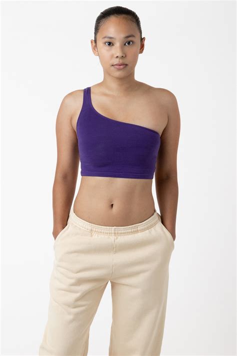 Romwe Careers Purple Off Shoulder Crop Crop Top Design With Ruffles