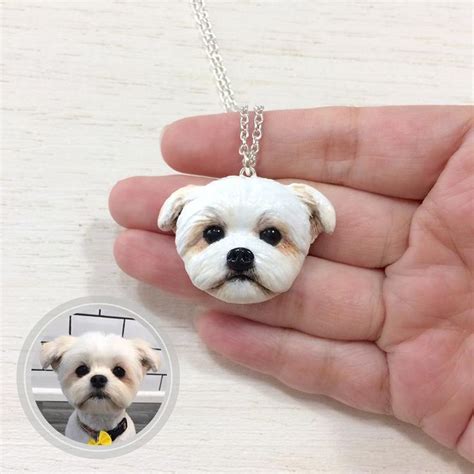 Collares De Retratos De Perros Personalizados Collar De Perro Personalizado Collares De
