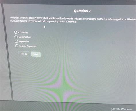 Question 7 Consider An Onlline Grocery Store StudyX